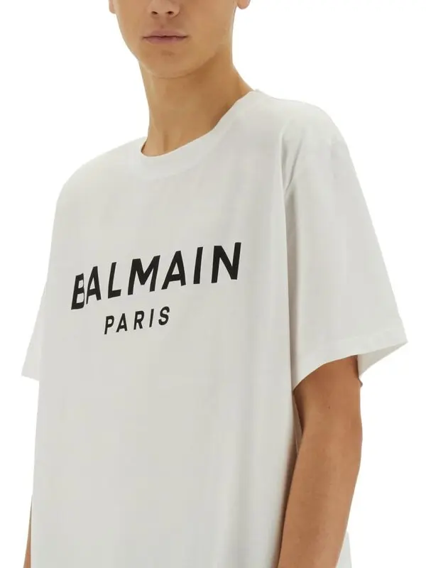 Balmain T-shirt With Logo - White