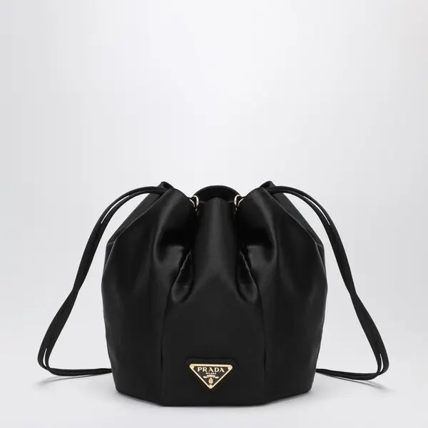 Prada Mini Satin Bucket Bag