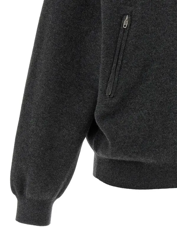 Balenciaga Back-to-front' Sweater - Gray