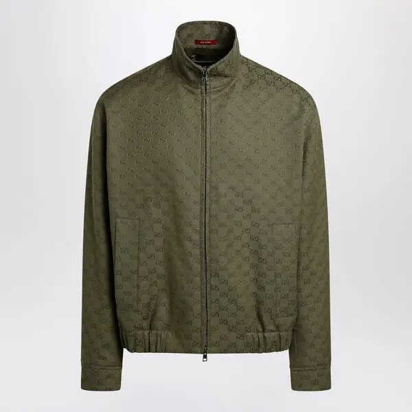 Gucci Forest Bomber In Gg Fabric