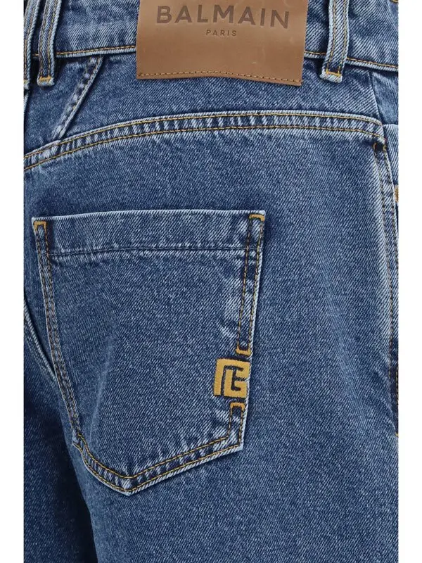 Balmain Straight Wide-leg Jeans