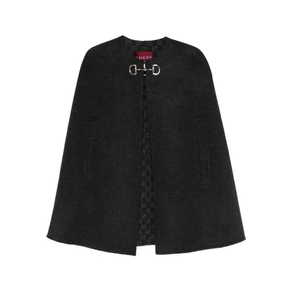 Gucci Grey Coats Capes