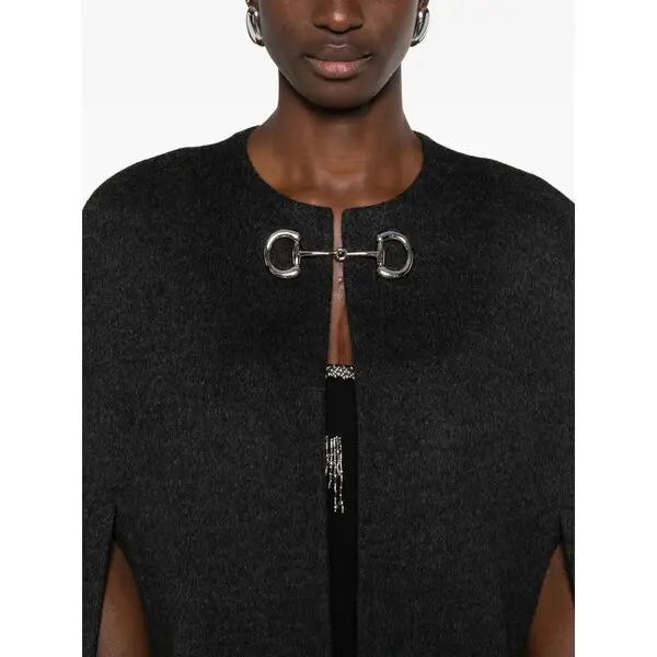 Gucci Grey Coats Capes