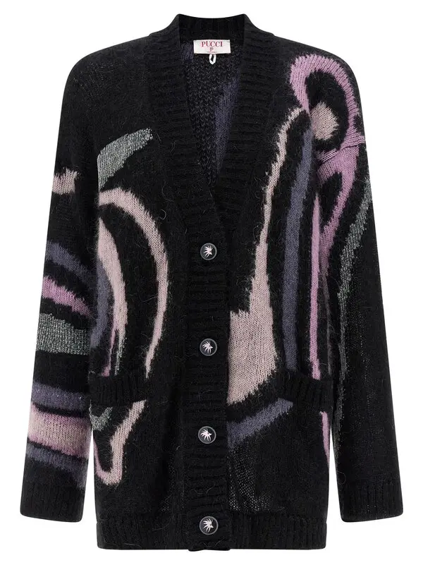 Emilio Pucci Emilio Marmo Cardigan - Black