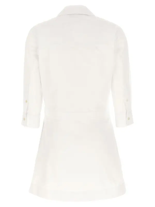 Gucci Morsetto Chemisier Dress - White