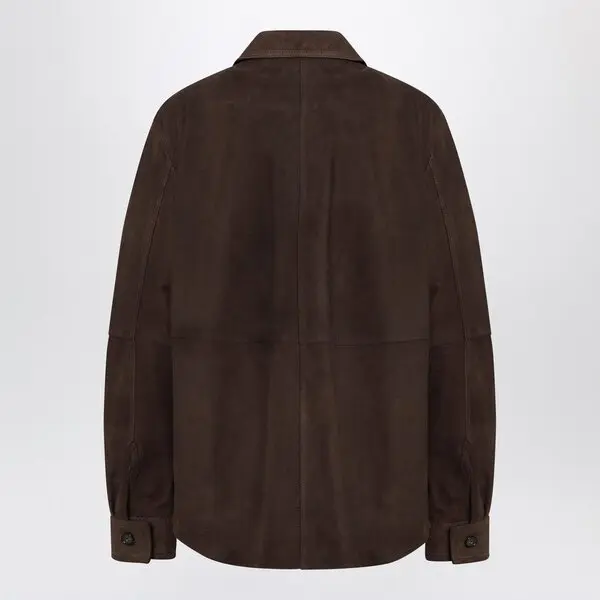 TOTEME Leather Shirt Jacket