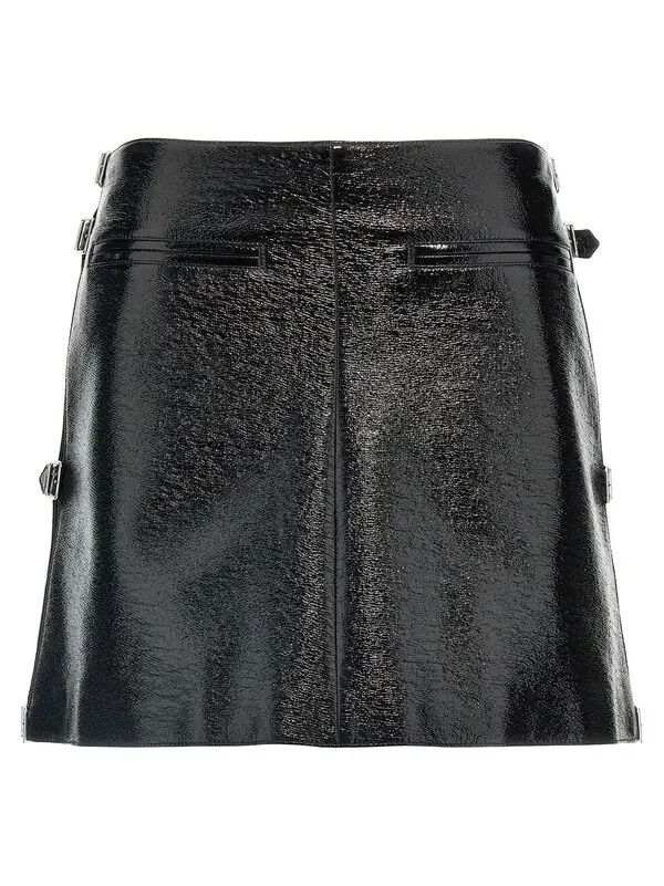 COURREGES Mini Multi Sangle Vinyl' Skirt