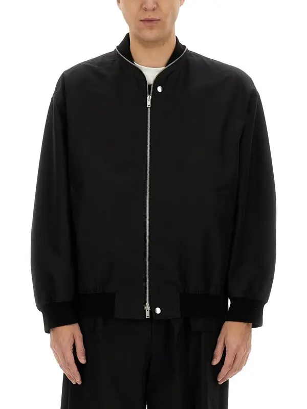 JIL SANDER Bomber Jacket - Black