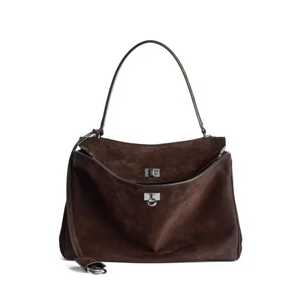 Balenciaga Neutrals Shoulder Bags - Cream