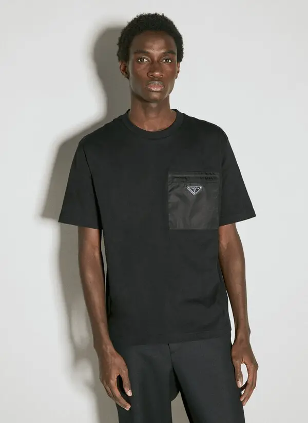 Prada Re-nylon Pocket Jersey T-shirt