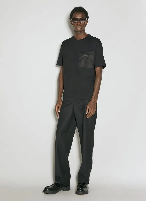Prada Re-nylon Pocket Jersey T-shirt