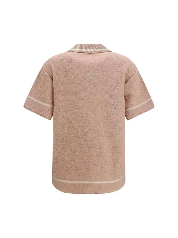 Fendi Ff All-over Crochet Shirt