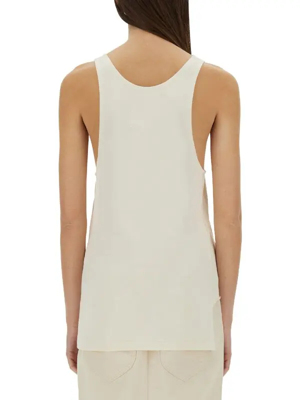 MAISON MARGIELA Logo Print Tank Top