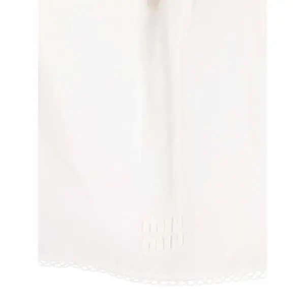 Miu Miu Cotton Full Skirt