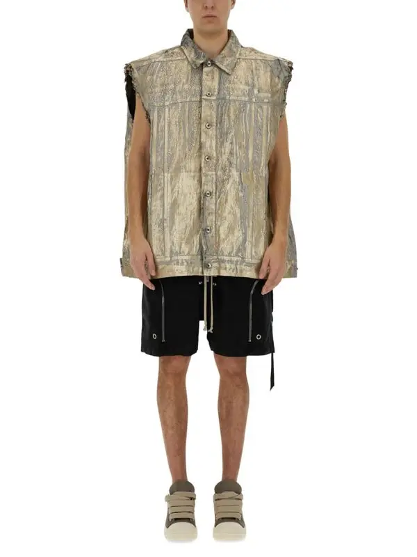 Rick Owens Jumbo Vest - Gold