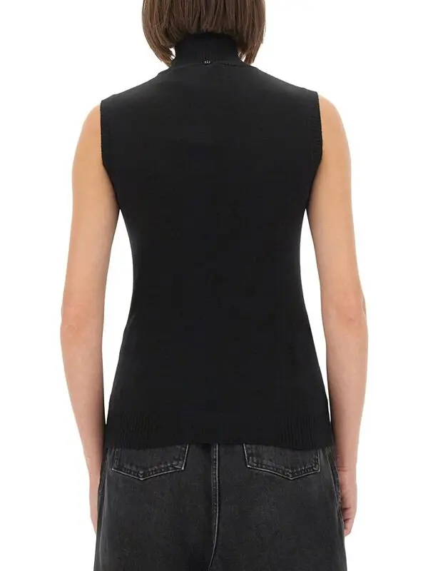 Sportmax Sleeveless Vertigo Jersey - Black
