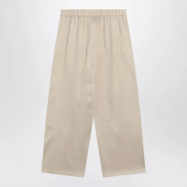 Max Mara Silk Blend Trousers - Cream