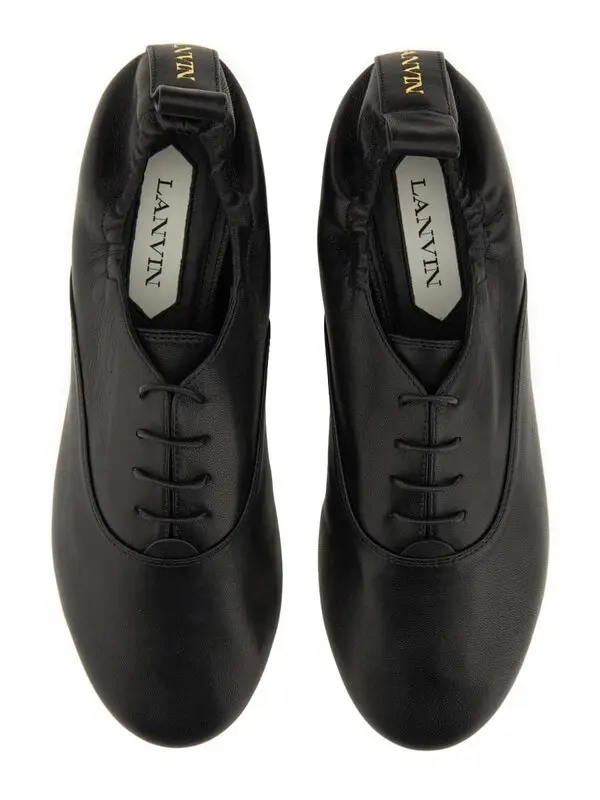 LANVIN Lace-up Slipper