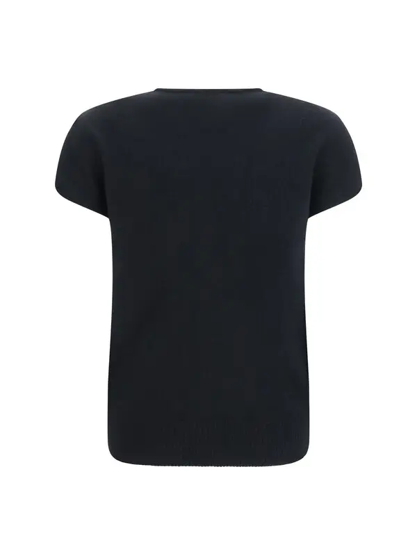 Balmain Sleeveless Wool And Cashmere Sweater