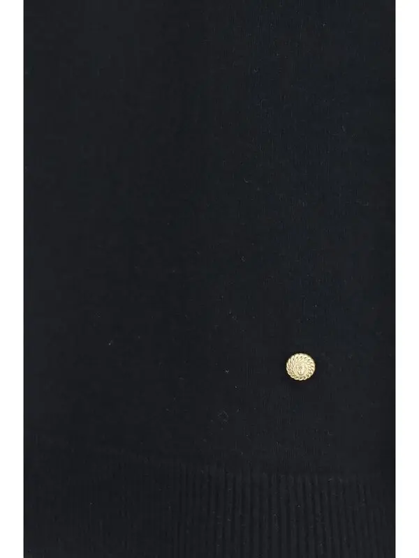 Balmain Sleeveless Wool And Cashmere Sweater
