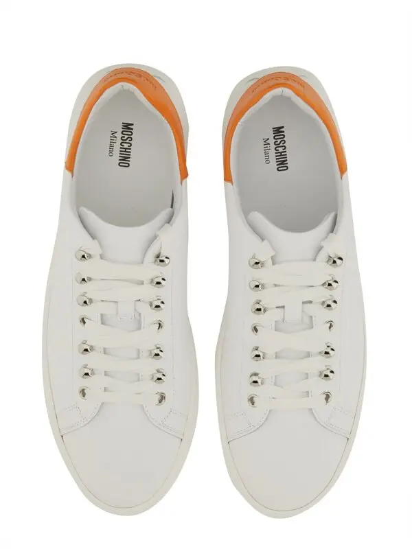 Moschino Leather Sneakers
