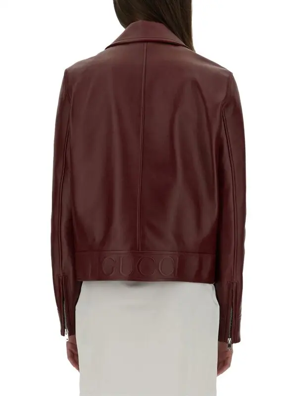 Gucci Leather Biker Jacket