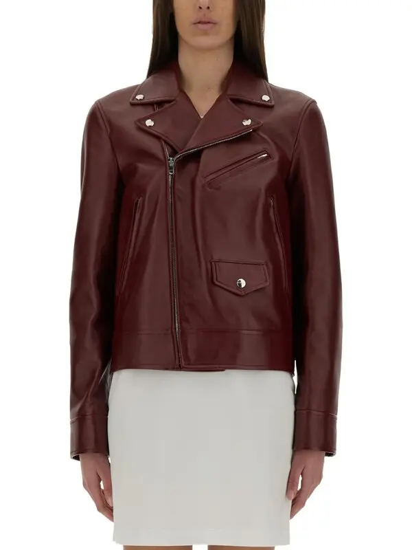 Gucci Leather Biker Jacket - Multicolor