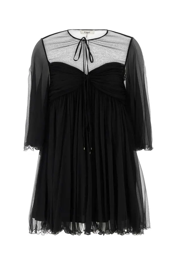 Chloé Georgette Mini Dress