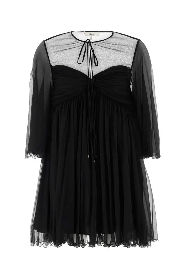 Chloé Georgette Mini Dress