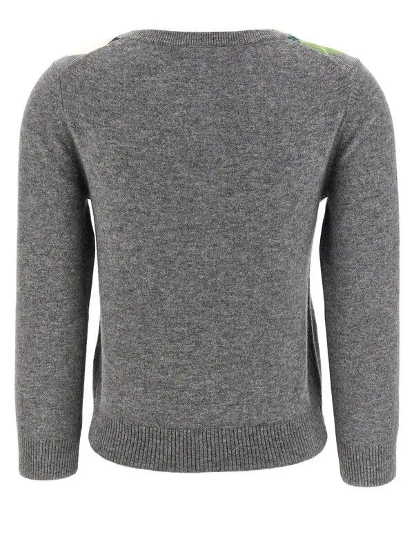 GANNI Grey Check' Cardigan