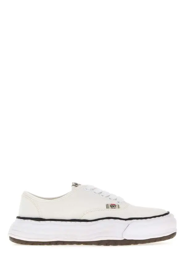 Mihara Yasuhiro Canvas Baker Sneakers - White