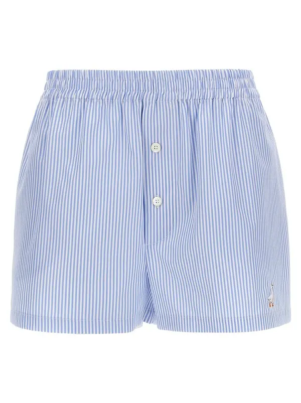 Moschino Poplin Shorts - Blue