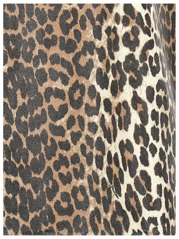 GANNI Leopard Mini Dress
