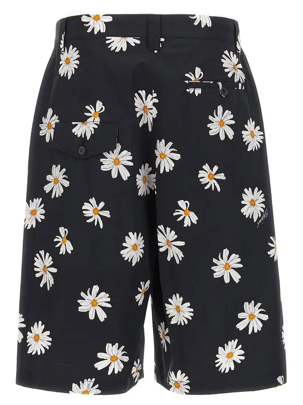 Moschino Margherite' Print Bermuda Shorts