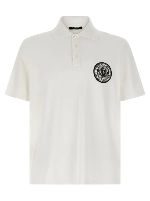 Balmain Coin' Polo Shirt - Multicolor