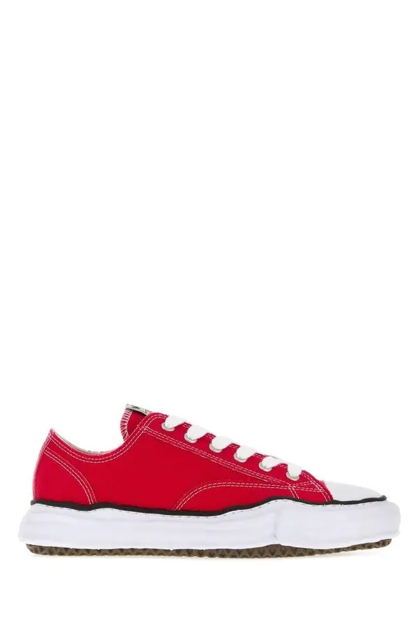 Mihara Yasuhiro Canvas Peterson Sneakers - Red