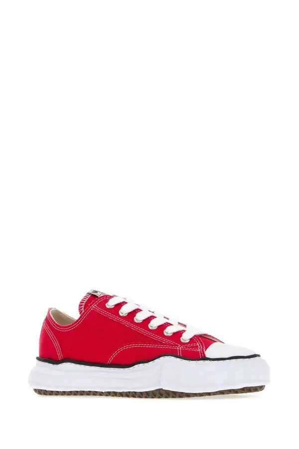 Mihara Yasuhiro Canvas Peterson Sneakers - Red