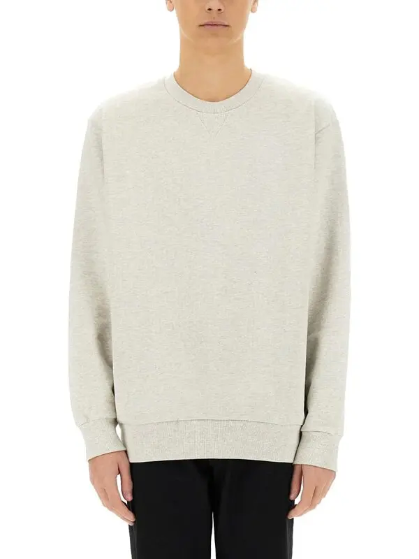 A.p.c. Sweatshirt With Logo - Gray