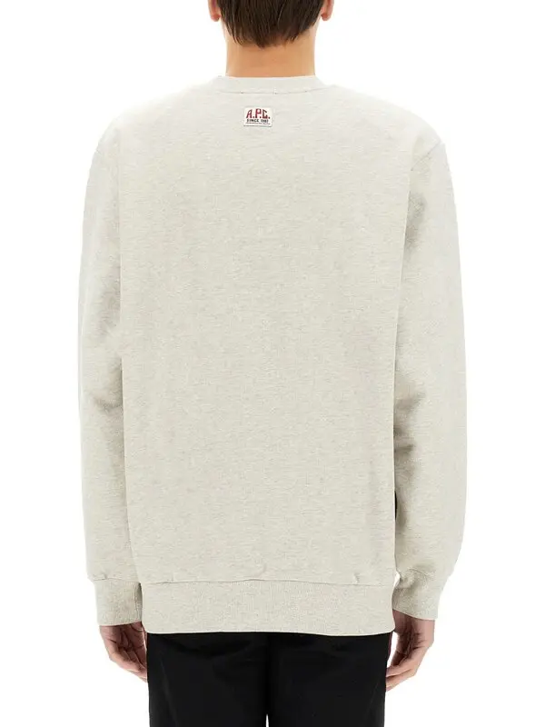 A.p.c. Logo Sweatshirt - Gray
