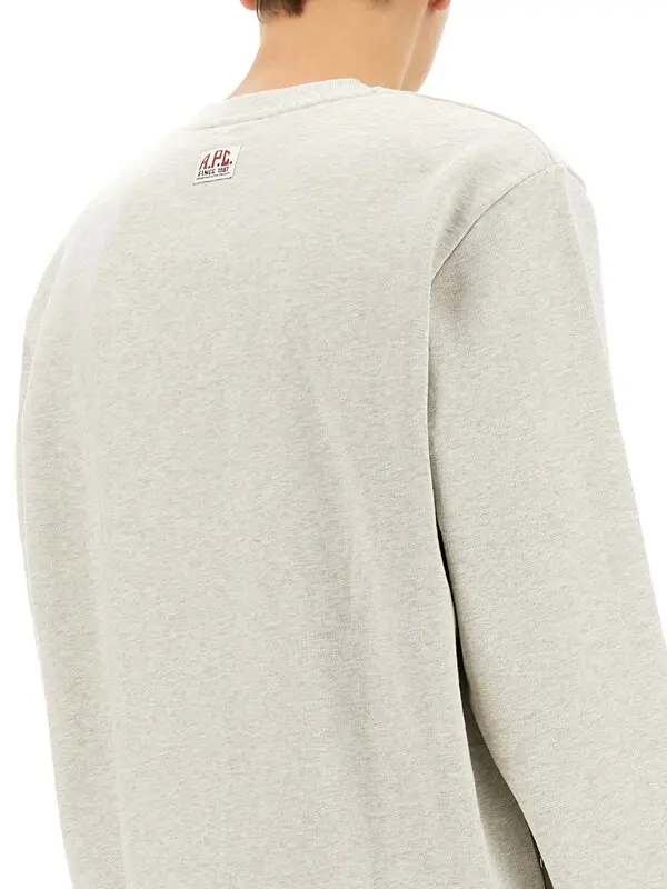 A.p.c. Logo Sweatshirt - Gray