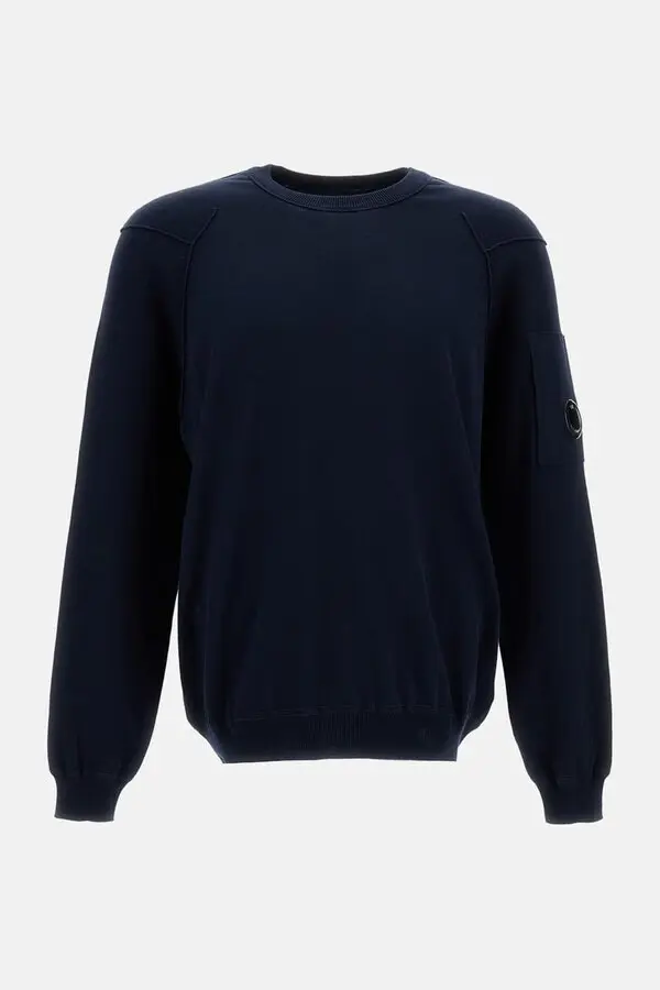 C.P. COMPANY Cotton Sea Island Crewneck - Multicolor