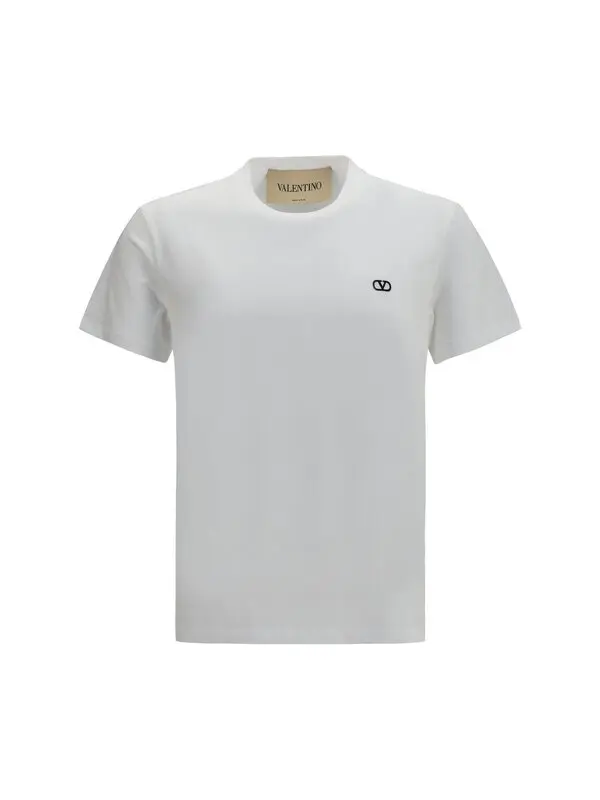 Valentino Garavani Cotton Vlogo T-shirt - White