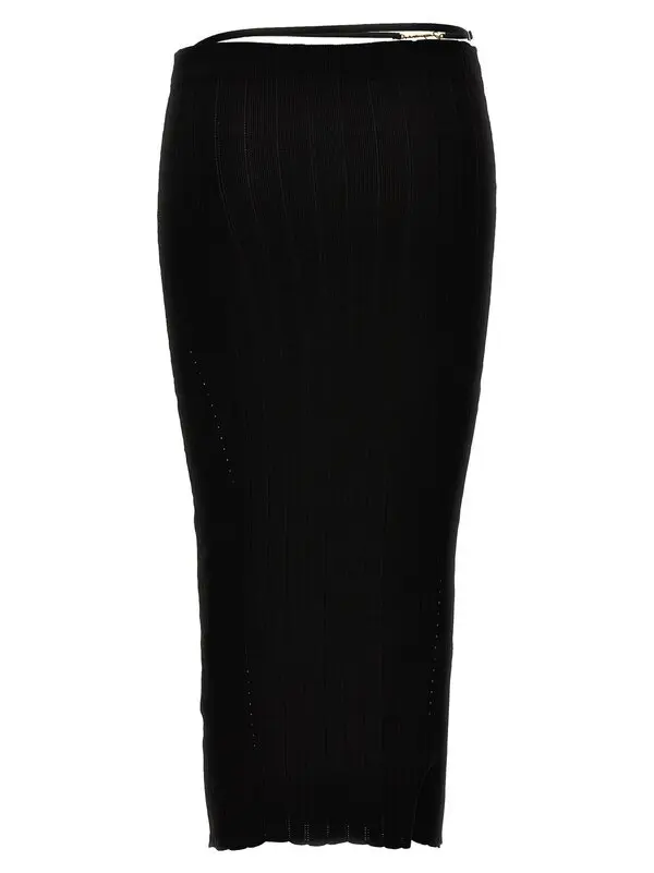 Jacquemus La Jupe Pralù Skirt - Black