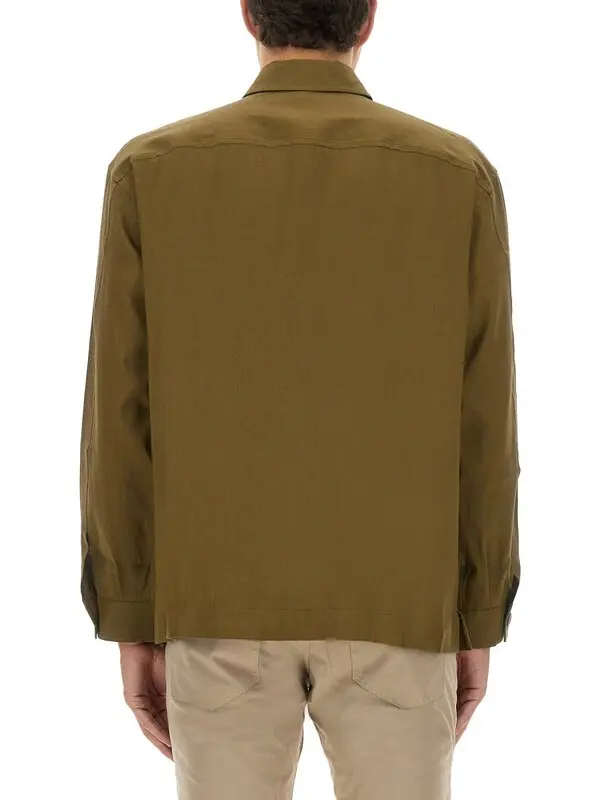 BOSS Stretch Linen And Viscose Shirt