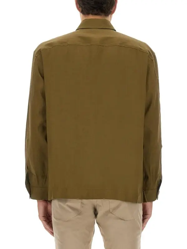 BOSS Stretch Linen And Viscose Shirt
