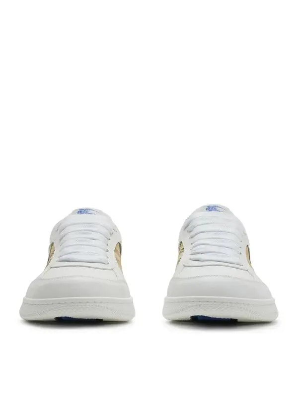 Burberry Terrace Leather Sneaker - Multicolor