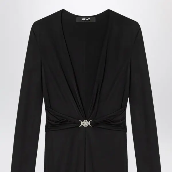 Versace Viscose Jersey Midi Dress