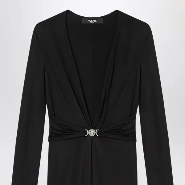 Versace Viscose Jersey Midi Dress