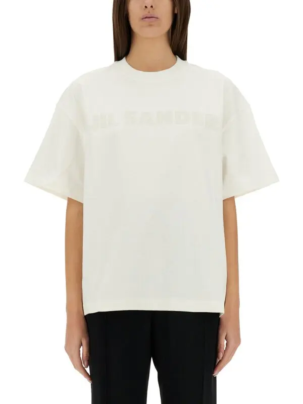 JIL SANDER Logo T-shirt - White