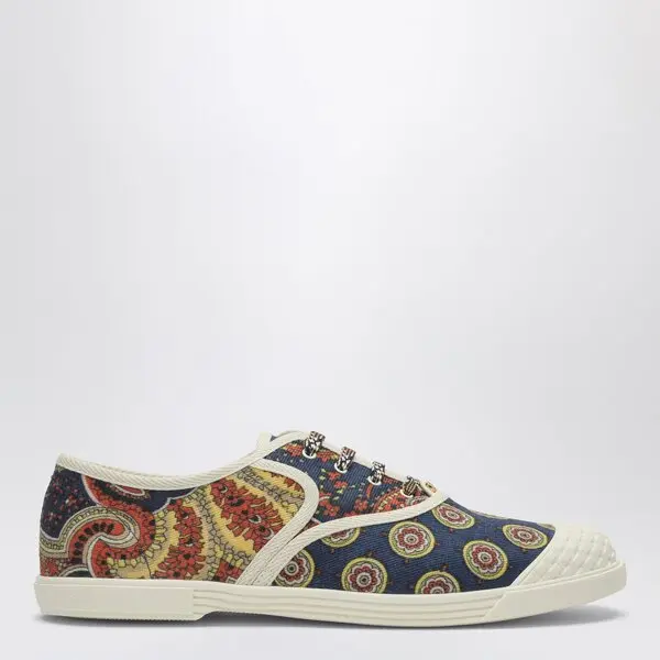 Valentino Garavani Voyage Imaginaire Fabric Sneakers - Cream